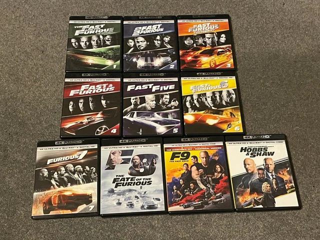 FAST AND THE Furious 4k UHD collection bundle - 1-9 + hobbs £59.99 ...