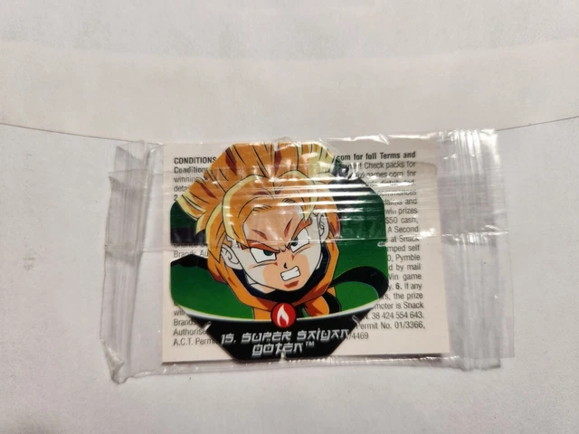 DRAGON BALL Z Tazo Series 2 Super Saiyan Goten 15 sealed New Rare ...