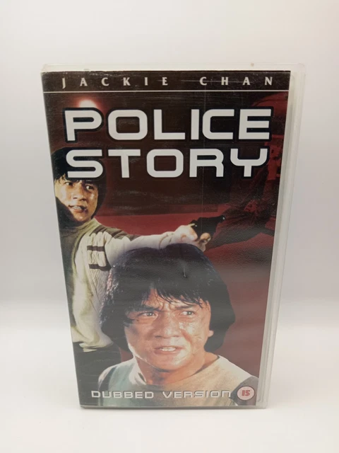 RARE POLICE STORY Dubbed VHS Jackie Chan Made in Hong Kong 1988 Martial ...