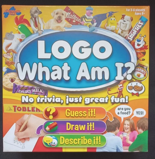 NEW OFFICIAL LOGO What Am I? Board Game Family Fun Christmas Gift Kids ...