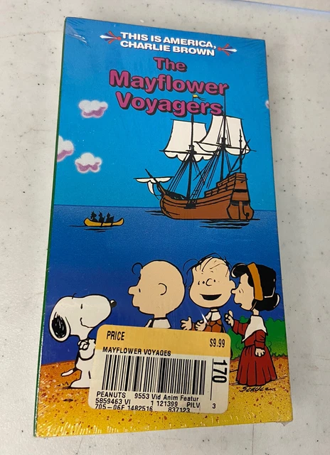 PEANUTS GANG CHARLIE Brown The Mayflower Voyagers VHS Tape - BRAND NEW ...
