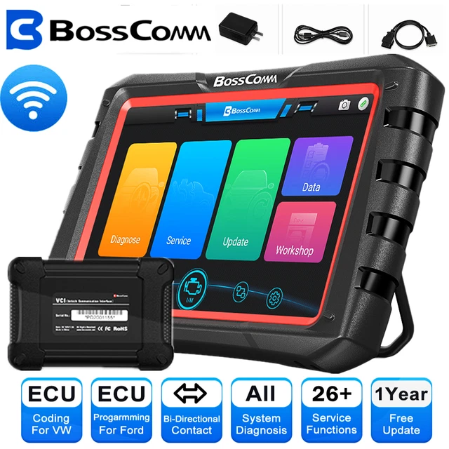 BI-DIRECTIONAL SCAN TOOL OBD2 Scanner Car ABS SRS TPMS DPF All System ...