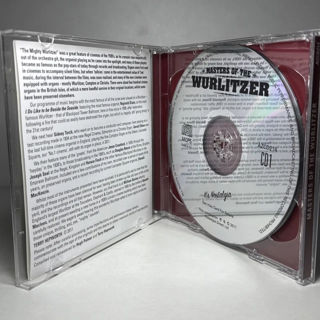 MASTER OF THE Wurlitzer 2cds Play The Mighty Cinema Organes EUR 23,04 - PicClick FR