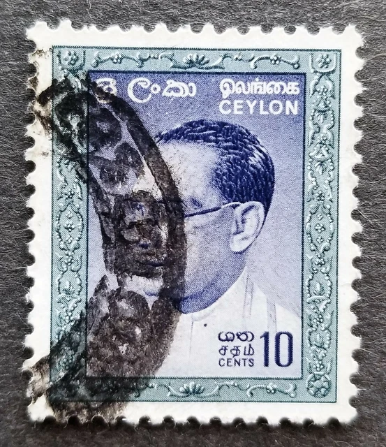 CEYLAN SRI LANKA 1961 Scott 362a SG 471a Bandaranaike 10c EUR 1,12 ...