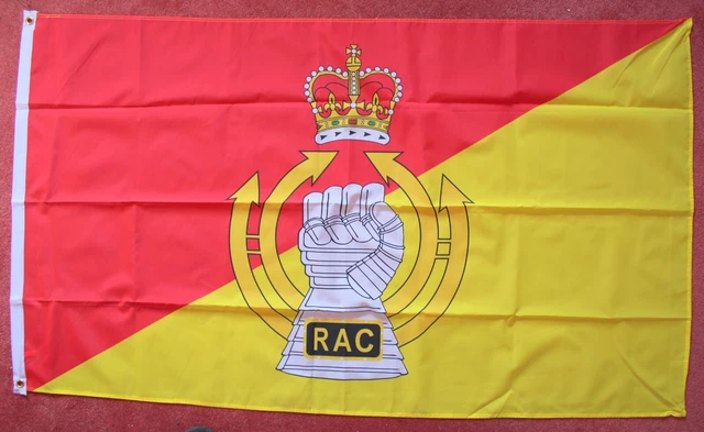 BRITISH ARMY RAC Royal Armoured Corps Flag 5X3 (Auc) £3.00 - PicClick UK