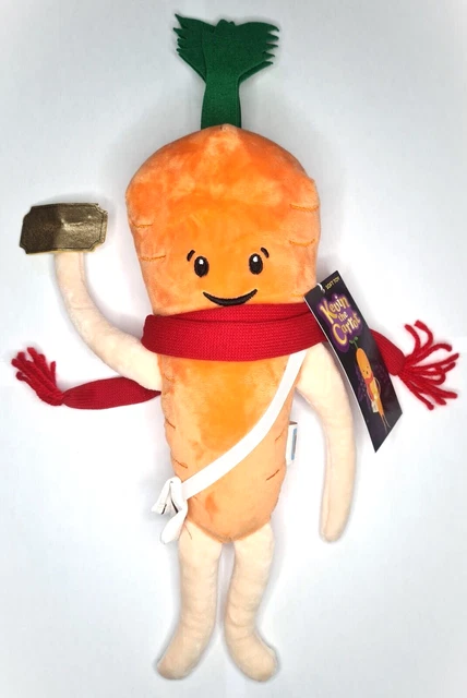 NEW GOLD TICKET Kevin The Carrot Willy Wonka Aldi 2023 Christmas Plush ...