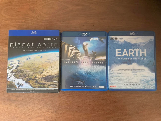 DAVID ATTENBOROUGH BLU ray Bundle - Planet Earth, Nature's Great Events ...