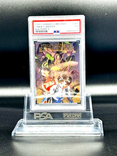 NEON GENESIS EVANGELION 1997 Carddass Unit-01 SP2 Shinj & Misato PSA 7 ...