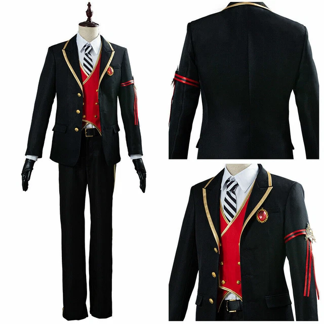 UNIFORME COSTUME COSPLAY Twisted Wonderland Riddle Trey Deuce Cater Ace ...