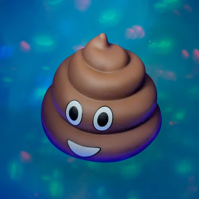 🛁 PARTY POOPER Disco Party Bath Light 💩 Floating LED Poop Fart Turd Gag ...