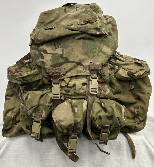 BRITISH MILITARY ISSUE MTP Camouflage 120 Litre Modified Custom Bergen ...