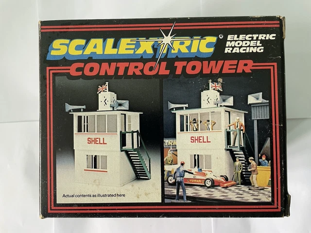 SCALEXTRIC VINTAGE SHELL Control Tower C702 £21.51 - PicClick UK