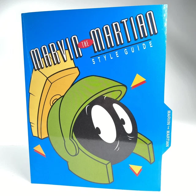 GUIDE DE STYLE Marvin the Martian Tunes Looney Tunes Warner Bros 1992 ...