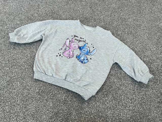 DISNEY BABY LILO & Stitch Stitch & Angel Girls Jumper - Size 12-18m ...