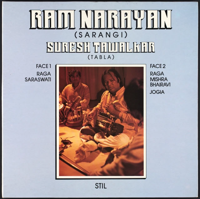 RAM NARAYAN / SURESH TAWALKAR - Sarangi &Tabla - LP EUR 15,00 - PicClick FR