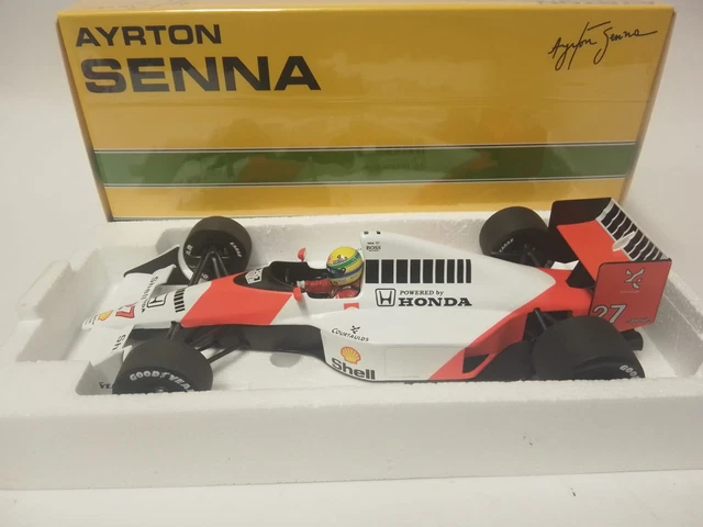 MINICHAMPS MCLAREN HONDA MP4/5B #27 Senna World Champion 1990 1/18 ...