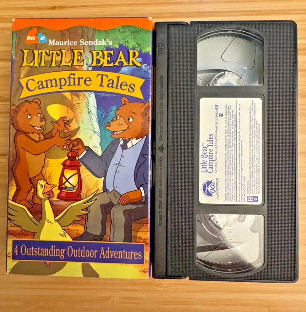 LITTLE BEAR CAMPFIRE Tales VHS Tape Nick Jr TESTED Maurice Sendak ...