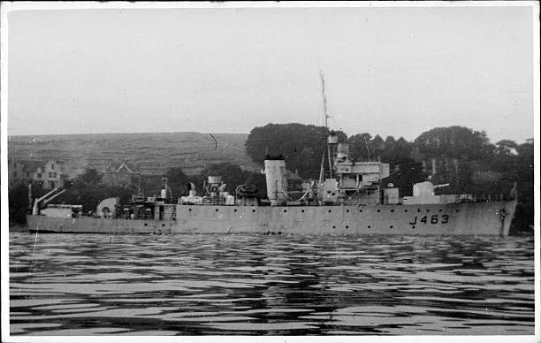 BRITISH ROYAL NAVY Battleship Minesweeper HMS Ossory SHIPPING NAVAL OLD ...