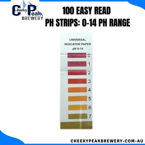 100 EASY READ Ph Strips, Water Measure, Beer Brewing, Home Brewing $9. ...