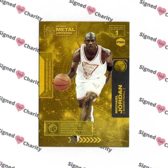 MICHAEL JORDAN CARD Skybox Metal Universe Champions Precious Gems ...