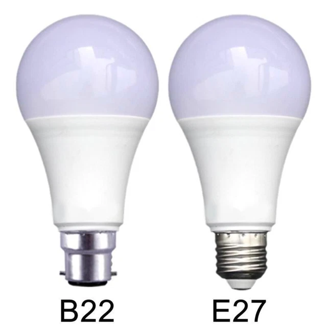 LAMPADINA LED SENSORE radar intelligente E27/B22, accensione automatica ...