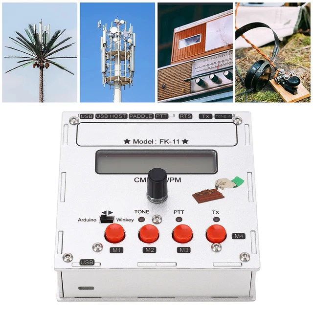 K3NG KEYER OPEN Source CW Morse Code Aluminum Alloy K3NG Keyer For LCD ...