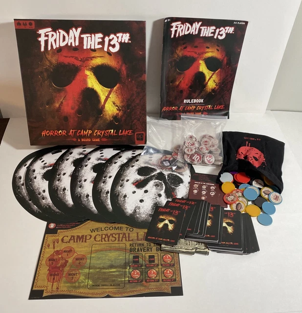 FRIDAY THE 13TH Horror At Camp Crystal Lake Board Game 100% Complete £ ...