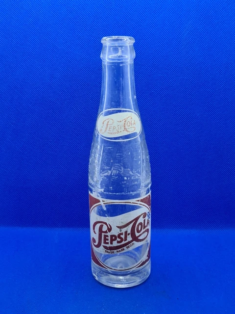 VINTAGE RETRO 1950S Pepsi-Cola Glass Coke Bottle Decorative Display ...
