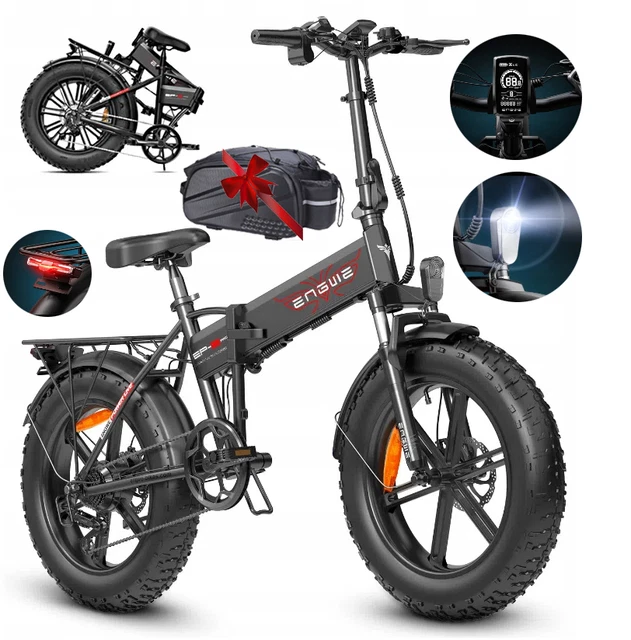 20 INCH FOLDING E-Bike ENGWE EP-2 Boost 48V 13Ah 250W All-Terrain Electric Bike £949.00 ...