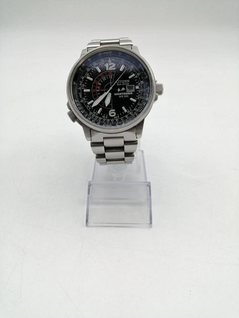 CITIZEN PROMASTER NIGHTHAWK Eco-Drive Date Quartz Montre Hommes ...