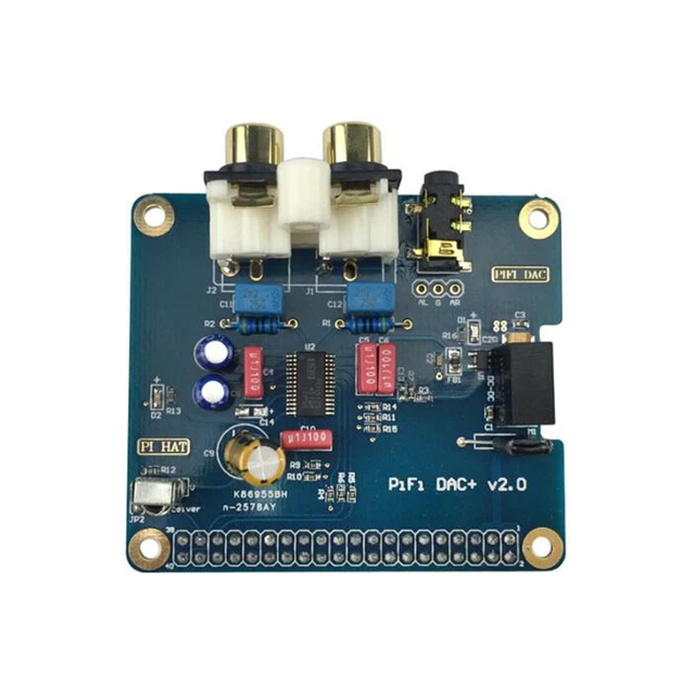 ANALOG AUDIO BOARD HIFI DAC Sound Card Expansion Board for Raspberry 4B ...