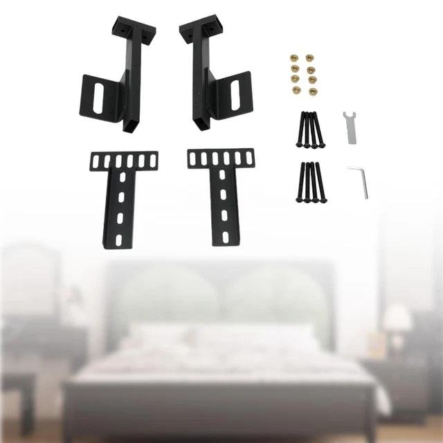 HEADBOARD BRACKETS FOR Twin Full Queen King Size Bed Hardware Adjustable £73.44 - PicClick UK