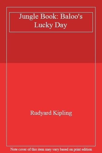 JUNGLE BOOK: BALOO'S Lucky Day-Rudyard Kipling £42.78 - PicClick UK