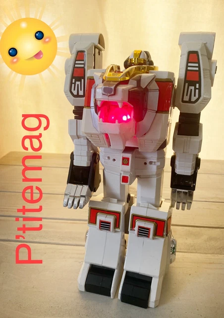 ROBOT TRANSFORMERS POWER Rangers Megazord Blanc /WHITE TIGER ZORD ...