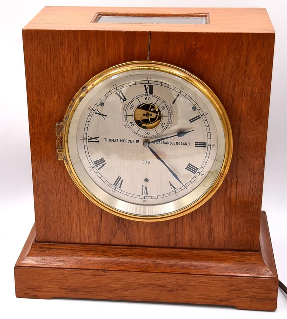 RARE THOMAS MERCER Electric Wind Scientific Chronometer Master Shelf ...