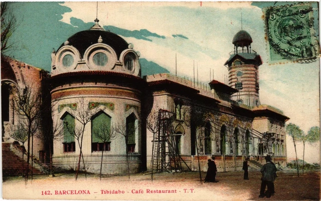 CPA ESPAGNE BARCELONA - Tibidabo - Cafe Restaurant (303928) EUR 5,99 ...