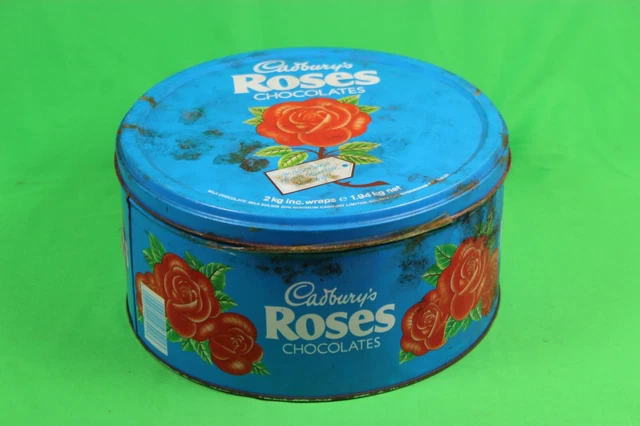 VINTAGE CADBURY'S ROSES Chocolates 2Kg Tin Empty £10.00 - PicClick UK