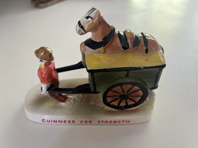 CARLTON WARE GUINNESS - Guinness for Strength Horse and Cart Decor ...