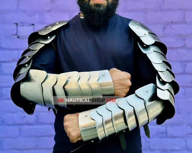 MEDIEVAL SINGLE ARM Pauldron Larp Spartacus For Gladiator Warrior ...