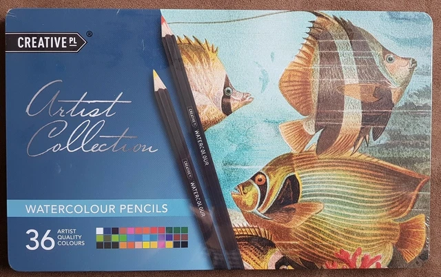 CREATIVE PL ARTIST Collection Watercolour Pencil Set of 36 Brand new ...