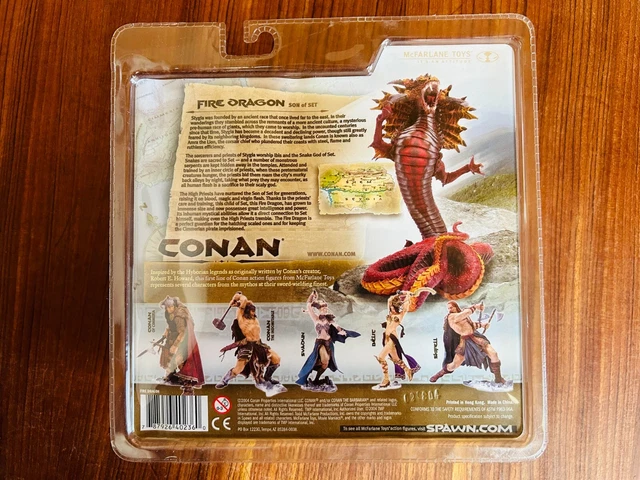 MCFARLANE TOYS - CONAN - SERIES 1 - BELIT, SVADUN & FIRE DRAGON - 3 ...