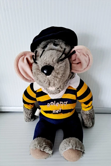 ROLAND RAT SUPERSTAR 14" Plush Soft Toy Vintage 1980's RETRO - FREEPOST ...