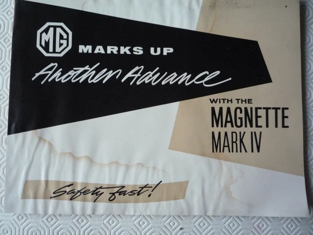 OLDTIMER 60ER JAHRE MG MAGNETTE MARK IV AUTO KLAPPBARER ...