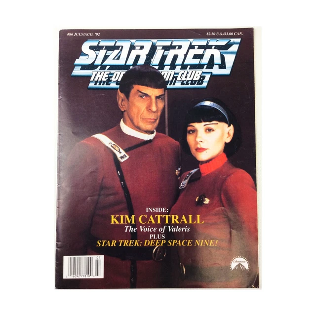 OFFICIAL FA STAR Trek Ma #86 "Kim Cattrall, Deep Space Nine, A Galaxy o ...