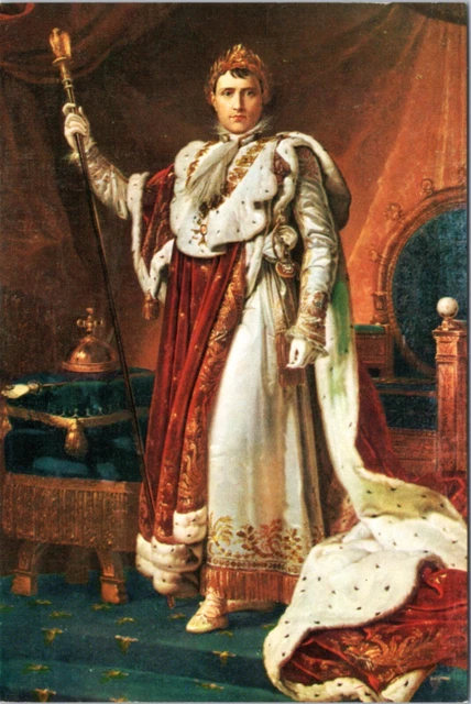 CARTOLINA FRANCIA IMPERATORE Napoleone in Abito Incoronazione EUR 6,81 ...