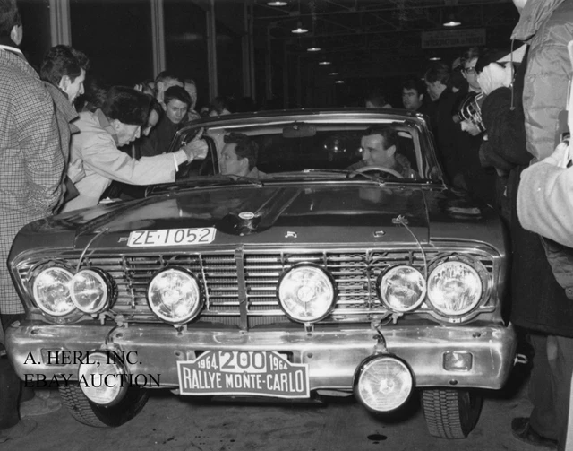 FORD FALCON SPRINT 1964 Monte Carlo rally Peter Jopp photo rally racing ...