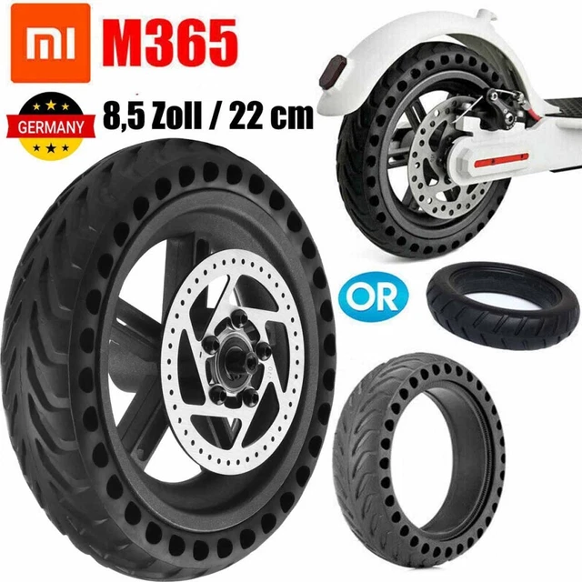 E-SCOOTER HINTERRAD VOLLGUMMI Reifen mit Felge 8,5 Zoll Für Xiaomi Mi M365 1s EUR 24,98 ...