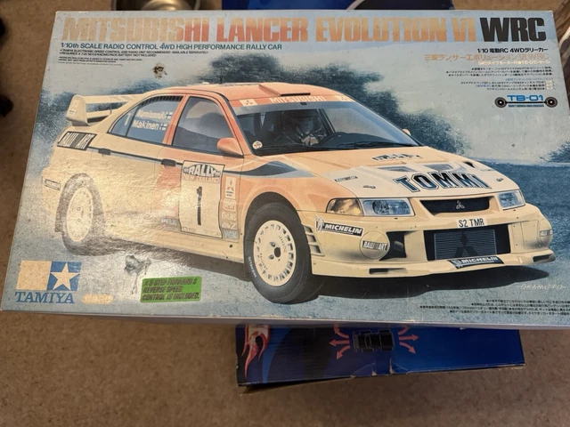 RARE TAMIYA TB01 Mitsubishi Evolution VI WRC RC £80.00 - PicClick UK