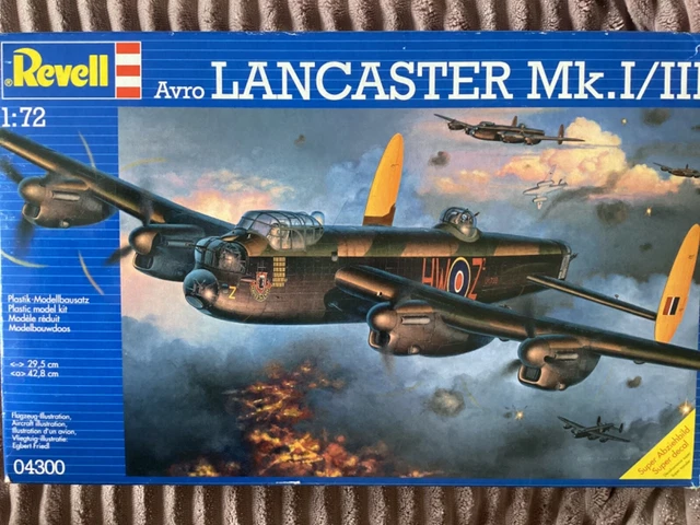 LANCASTER KIT. REVELL 1.72 AVRO LANCASTER Mk.l/lll MODEL KIT Boxed. £20 ...