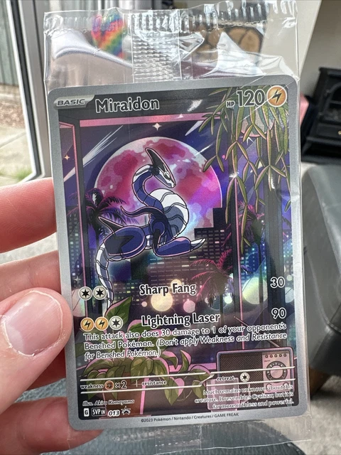 POKEMON CARD - Miraidon - SVP 013 - Scarlet & Violet -Sealed Full Art ...